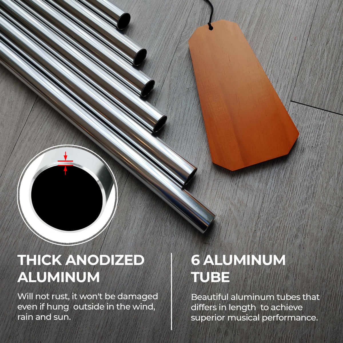 [ HYPERAX ft Hanway ] Beautiful Wind Chimes with Deep Tone for Outside ...